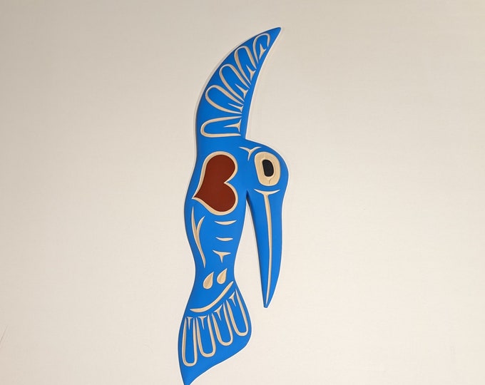 First Nations ''eagle Heart'' Sticker Decal Pacific North West Native ...
