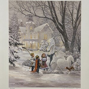 Doug LAIRD Magic of Winter Print Collectible Limited Edition Signed ...