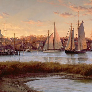 Don DEMERS " Nantucket Twilight " Limited Edition CANVAS Highly ...