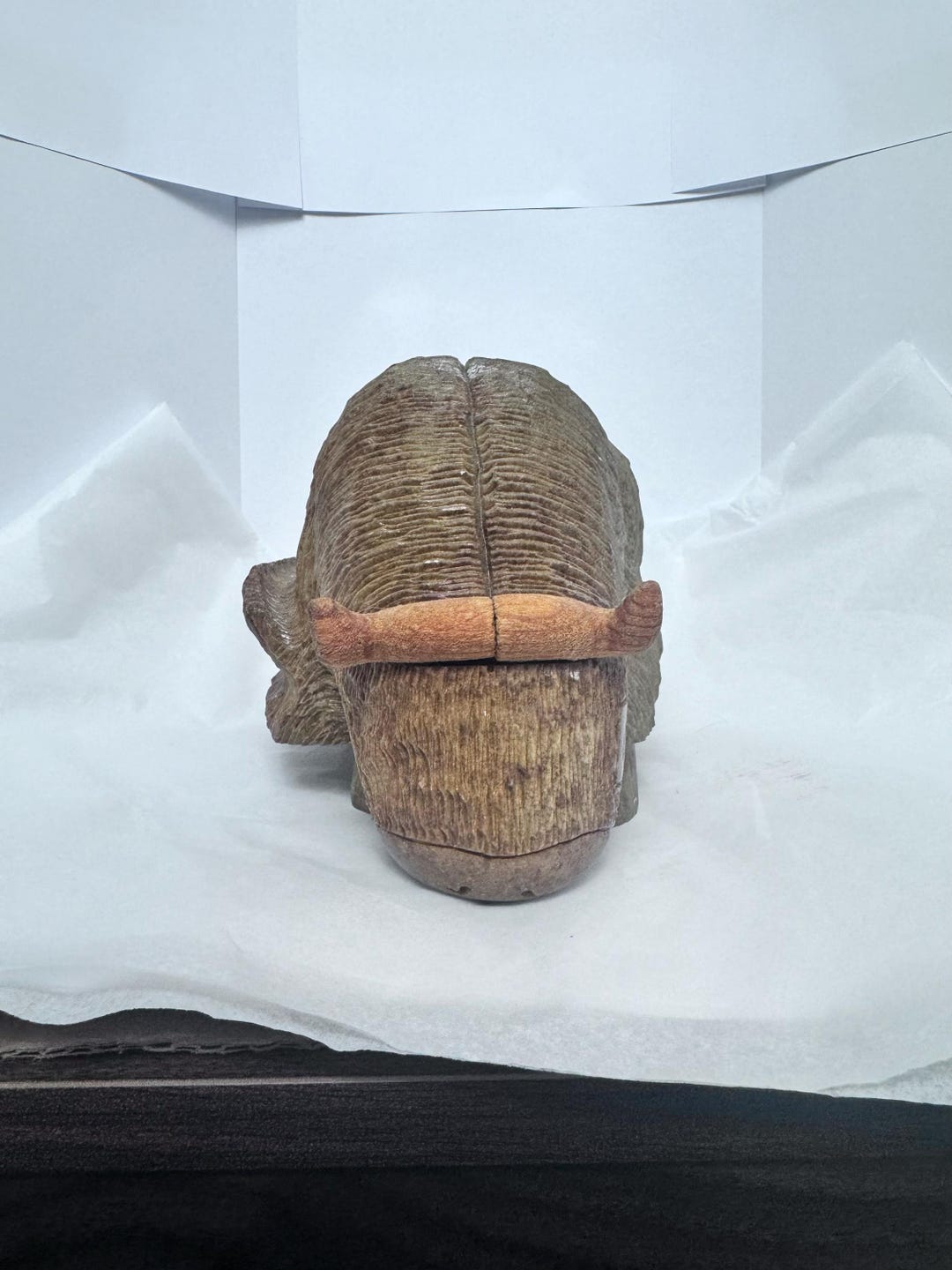 Mark TOTAN 6" Canadian Serpentine Musk Ox by Master Carver Inuit Artist ...