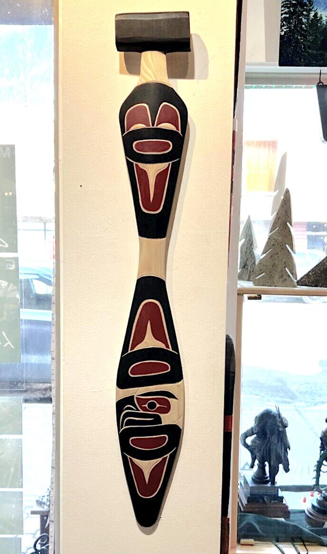Eagle Paddle Original First Nations Coast Salish Native Carving by ...