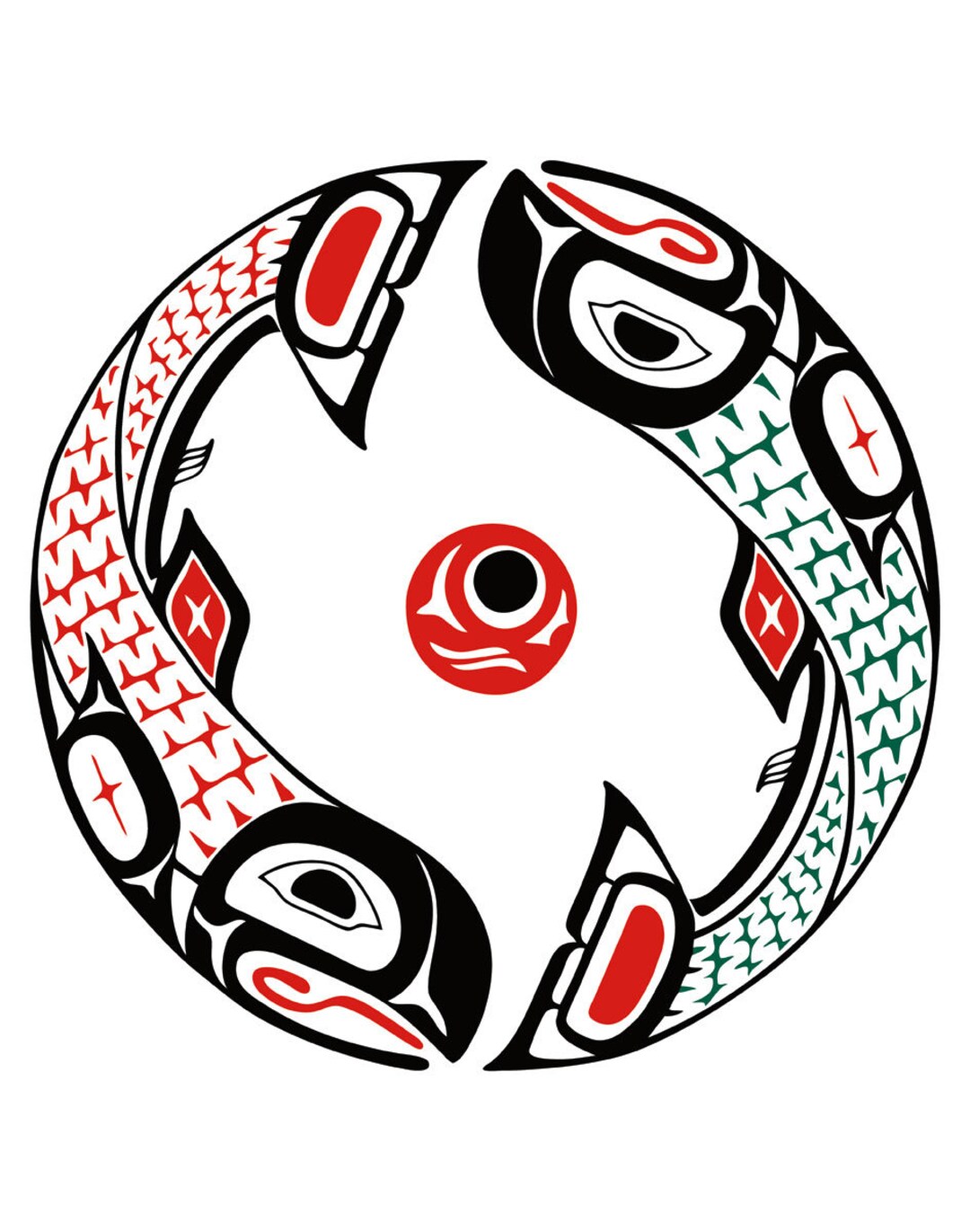 Lon FRENCH " Life Cycle " Canvas Authentic Indigenous Collectible ...