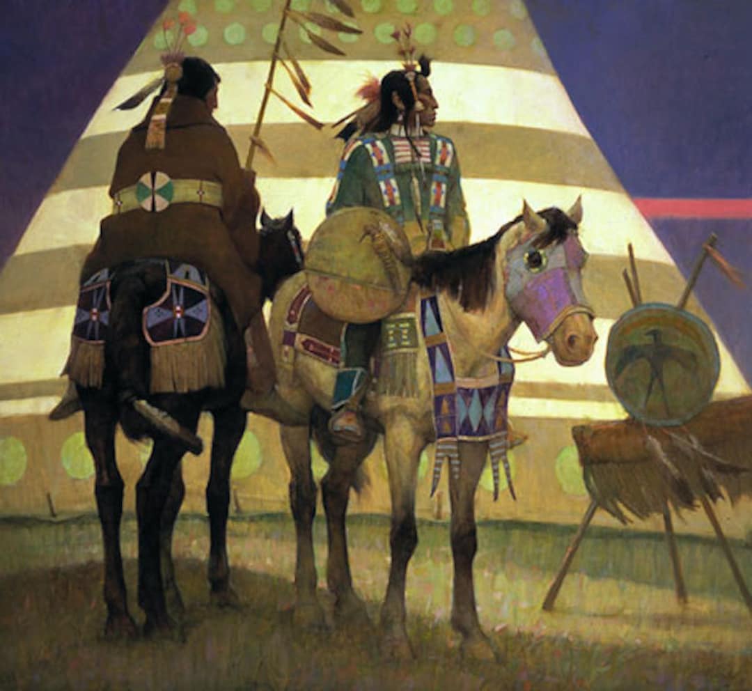 "Kenneth RILEY ""Crow Fair"" Limited Edition DRUCK 22 "W x 20" H ...