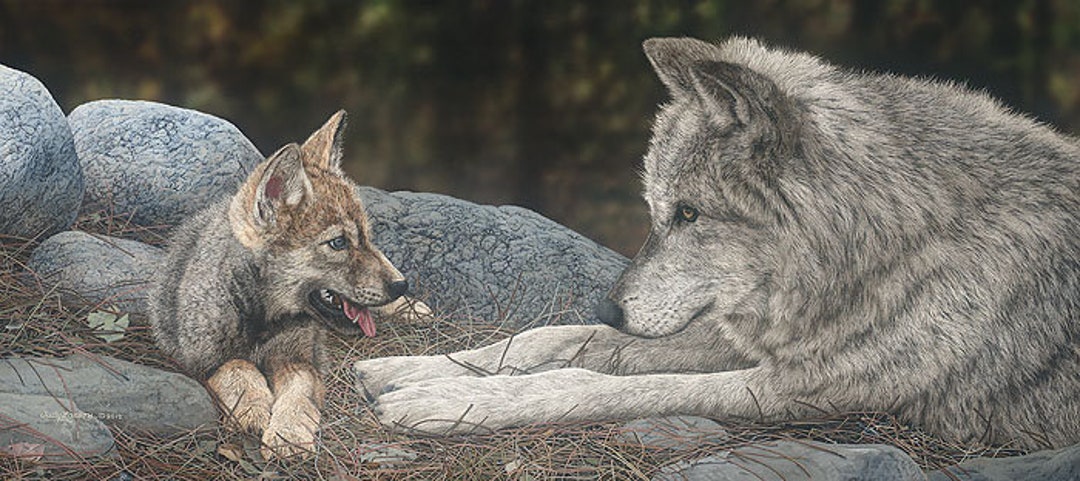 JUDY LARSON " the Lesson " Limited Edition Signed & Numbered CANVAS ...