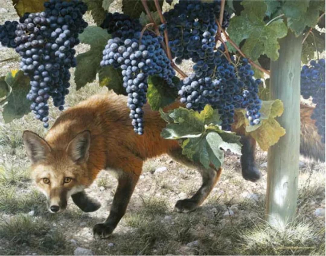 Carl BRENDERS " Between the Vines Red Fox " Limited Edition Signed ...