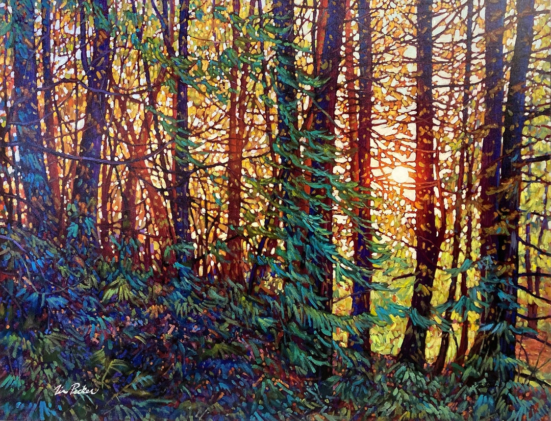 Tim PACKER " Tangled Forest " Limited Edition Canvas Giclee Rare Signed ...
