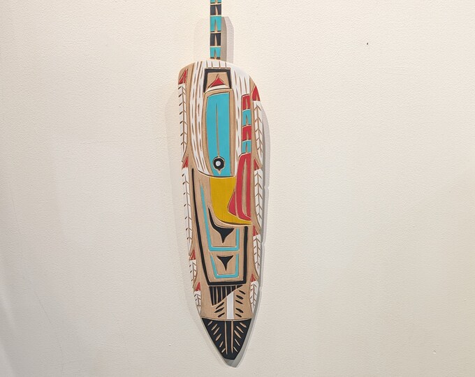 Eagle Feather Brad JOSEPH Jr. Original Hand Carved Northwest Coast ...