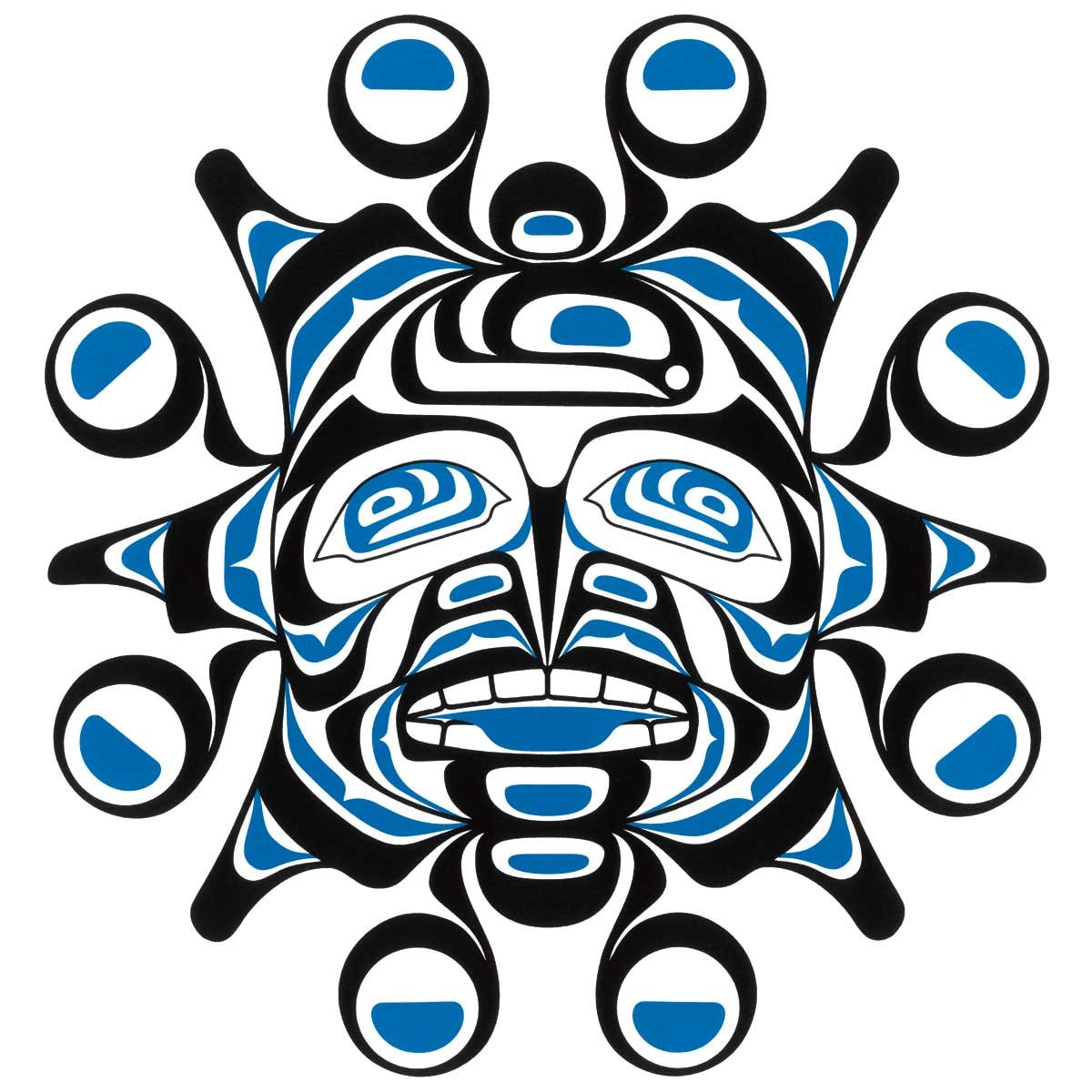 Jonathan ERICKSON " Sun " Gitksan Native Indigenous Canvas ART Made in ...