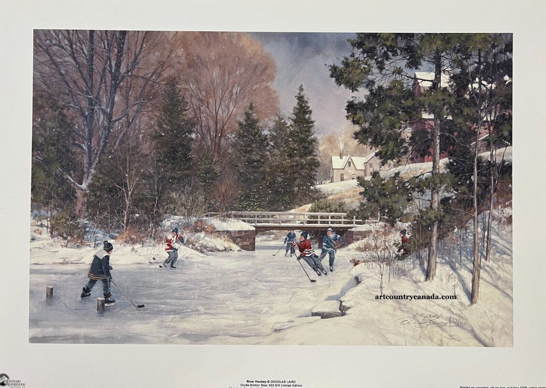 Doug LAIRD River Hockey Collectible Limited Edition Signed & Numbered ...