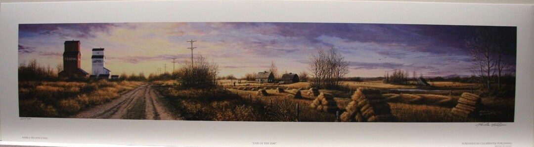 Marla WILSON " End of the Day " Limited Edition Print Out of 390 Signed ...