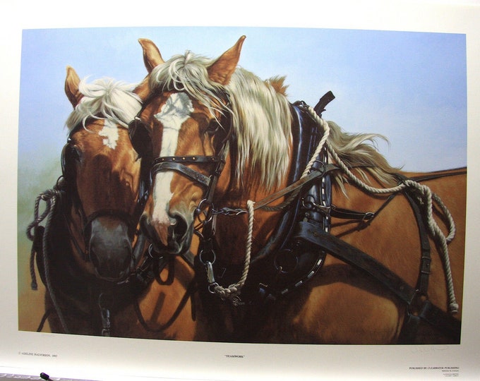 Adeline Halvorson Teamwork Limited Edition Print - Etsy