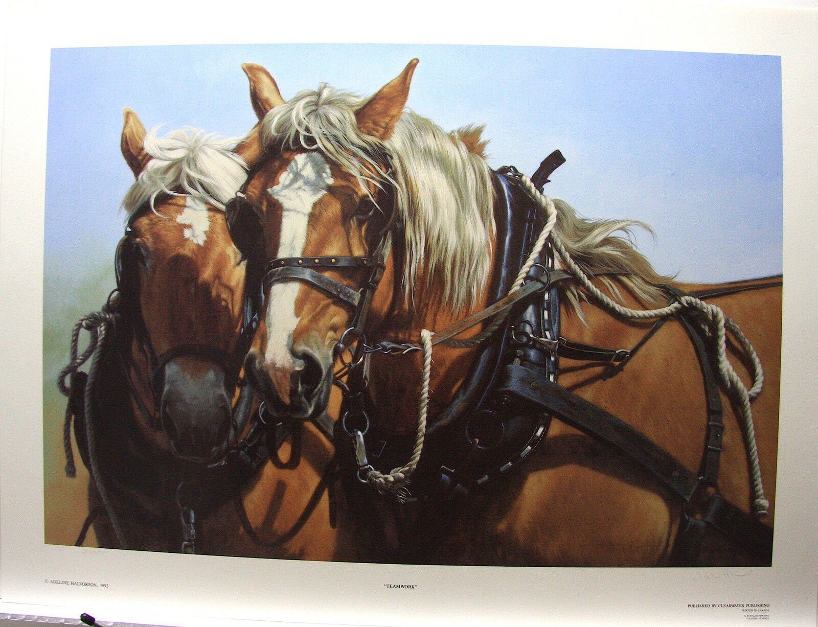 Adeline Halvorson Teamwork Limited Edition Print - Etsy