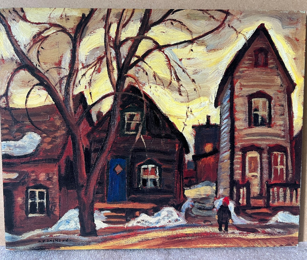 A.Y. Jackson " Street in Hull Quebec " Limited Edition Lithograph ...