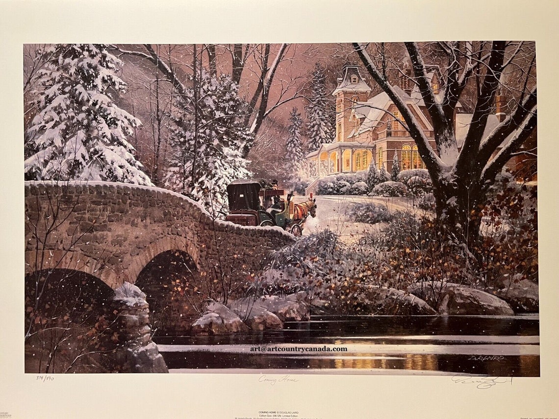 Doug LAIRD Soft Coming Home Collectible Limited Edition Signed ...