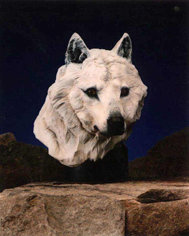 CHAPEL " Arctic Wolf " Hand Cast Resin Limited Edition Artist Proof ...