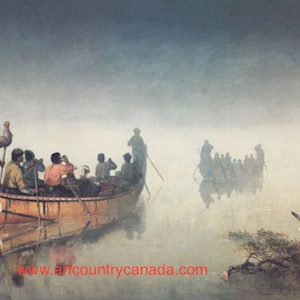 Frances Anne Hopkins " Canoes in A Fog " 2 Size Options Available ...