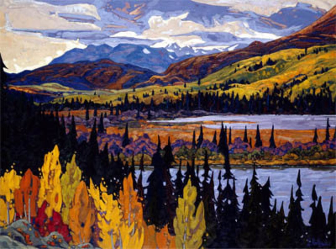 DOMINIK MODLINSKI 30x40 "towards Chilkat Pass" Signed & Numbered ...