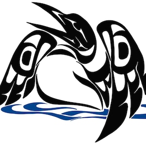 Jonathan ERICKSON " Call of the Loon " Gitksan Native Indigenous Canvas ...