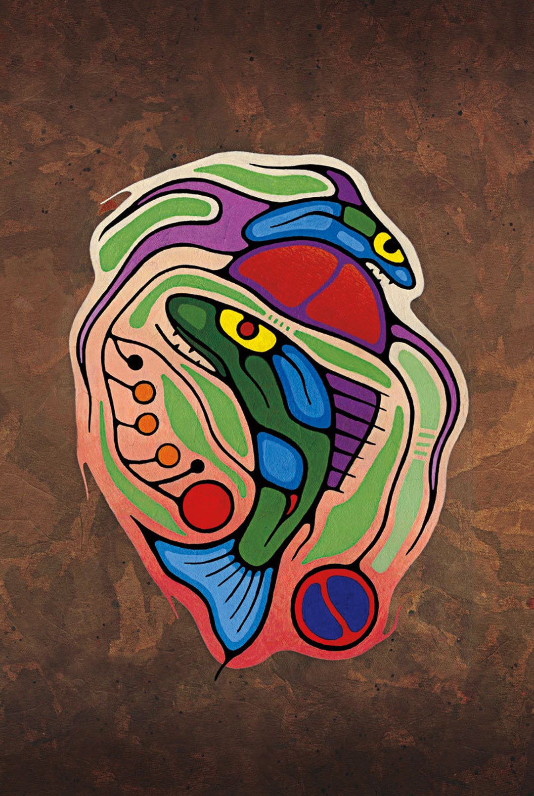 Kirk BRANT This is Spring Canvas Authentic Indigenous Tyendinaga Mohawk ...