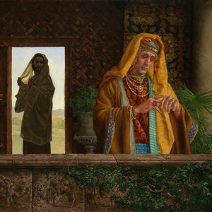 James C. Christensen " the Rich Young Ruler " Limited Edition Canvas ...