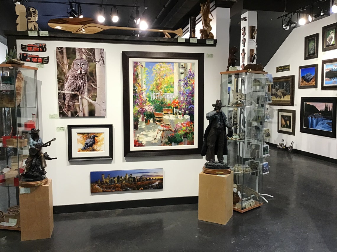 Craig KOSAK Merlin and the Golden Moon RAVEN | Etsy