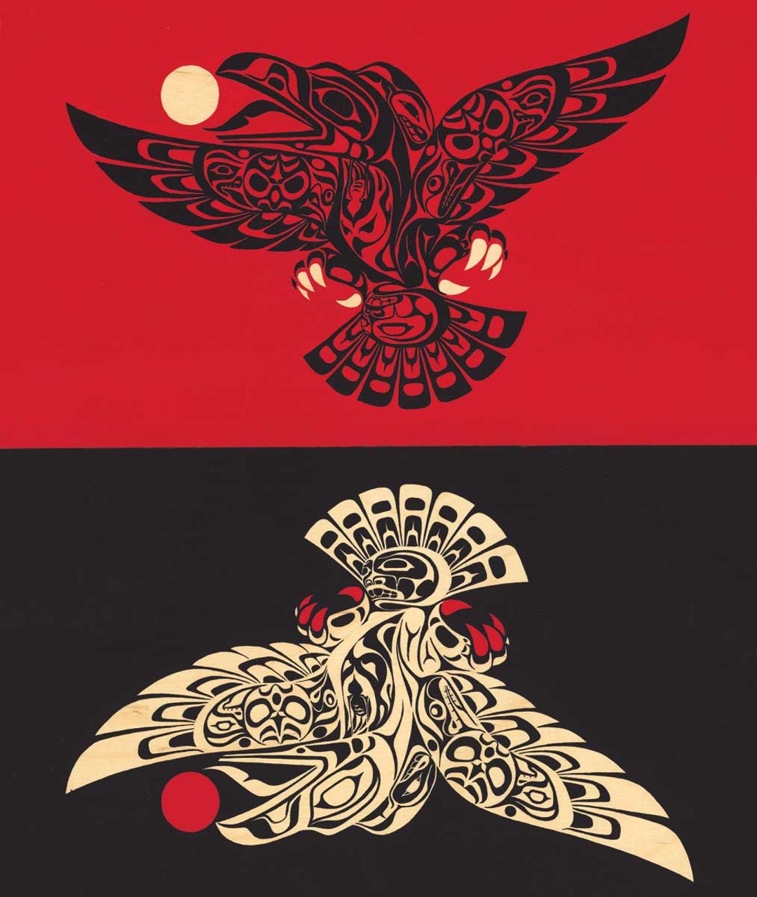 Jonathan ERICKSON " Raven Stealing the Sun " Gitksan Native Indigenous ...