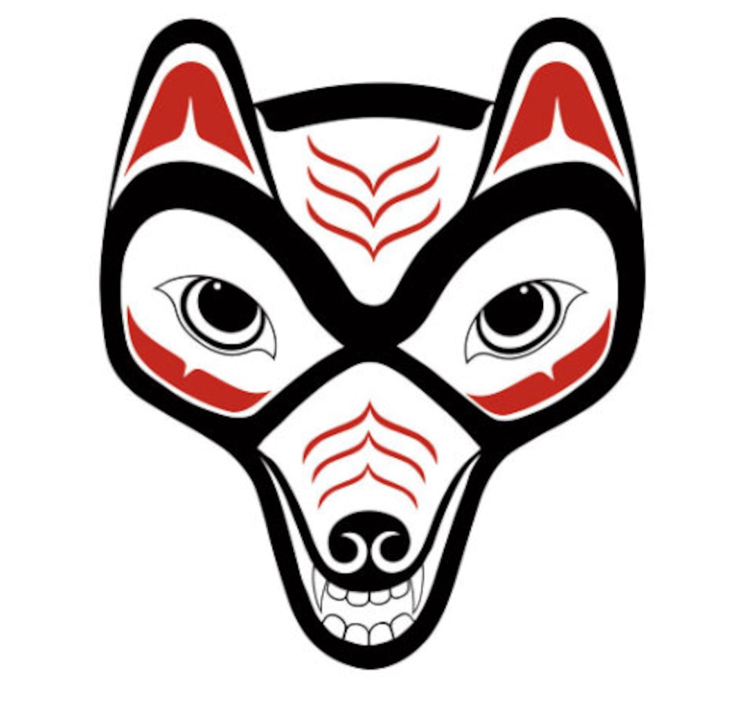LON FRENCH " Coyote " Canvas Authentic Indigenous Haida Gwaii First ...