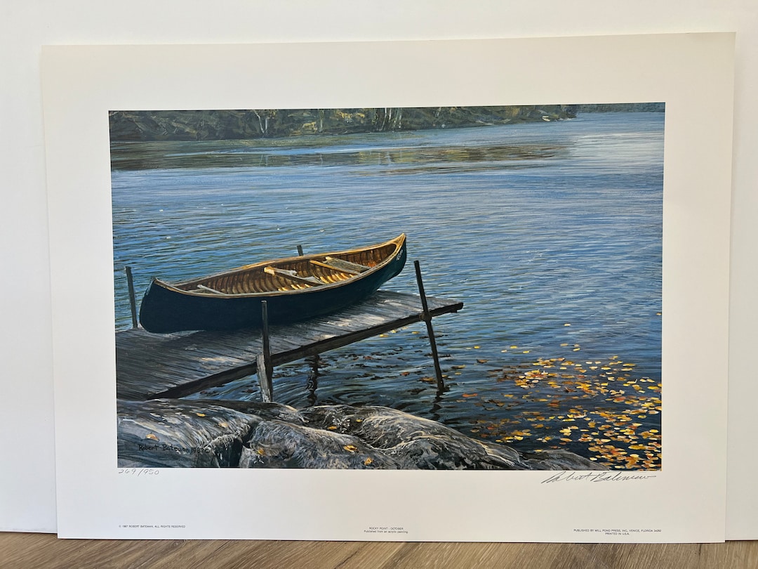 Robert Bateman Rocky Point October Print RARE Limited Edition Signed ...