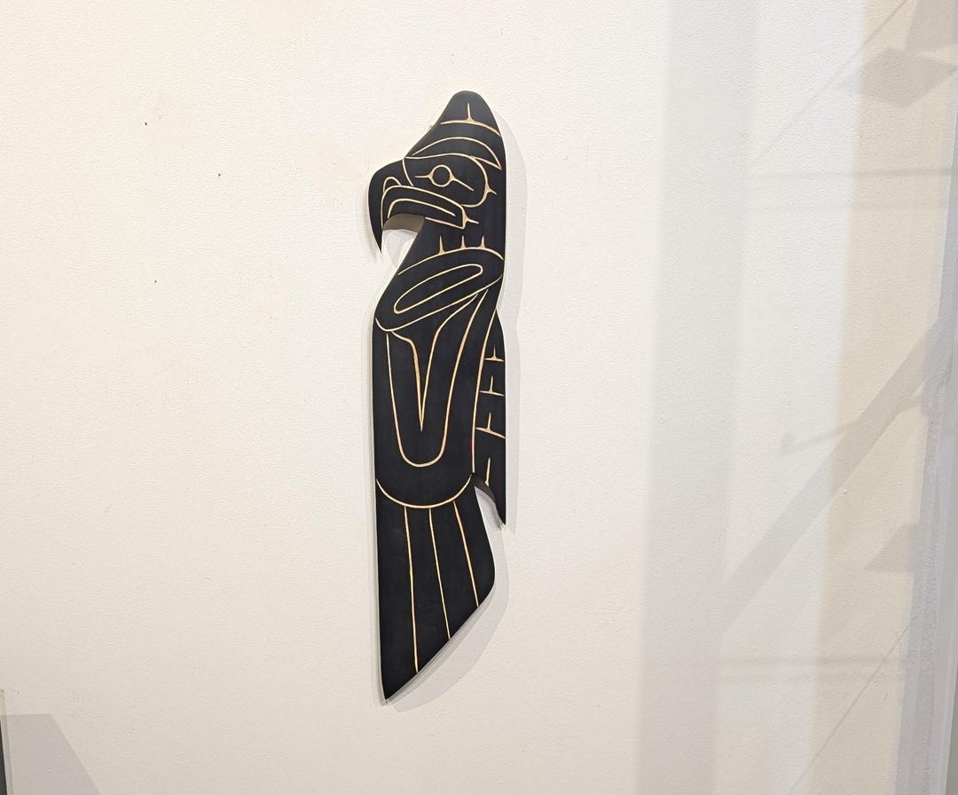 Thunderbird First Nations Coast Salish Native Carving David LOUIS ...