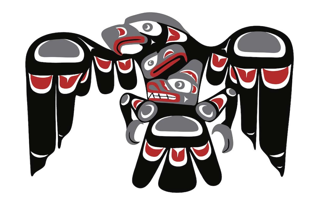 John A Sharkey Eagle Crest Canvas 27" X 18" Authentic Indigenous ...