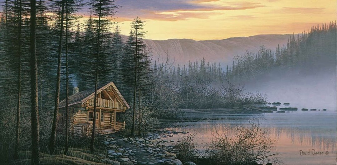 David DAASE " Repose at Sunset " Giclee Canvas Limited Edition Signed ...