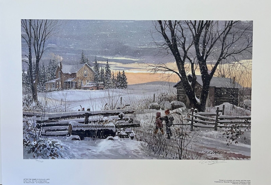 Doug LAIRD After the Game Collectible Limited Edition Signed & Numbered ...