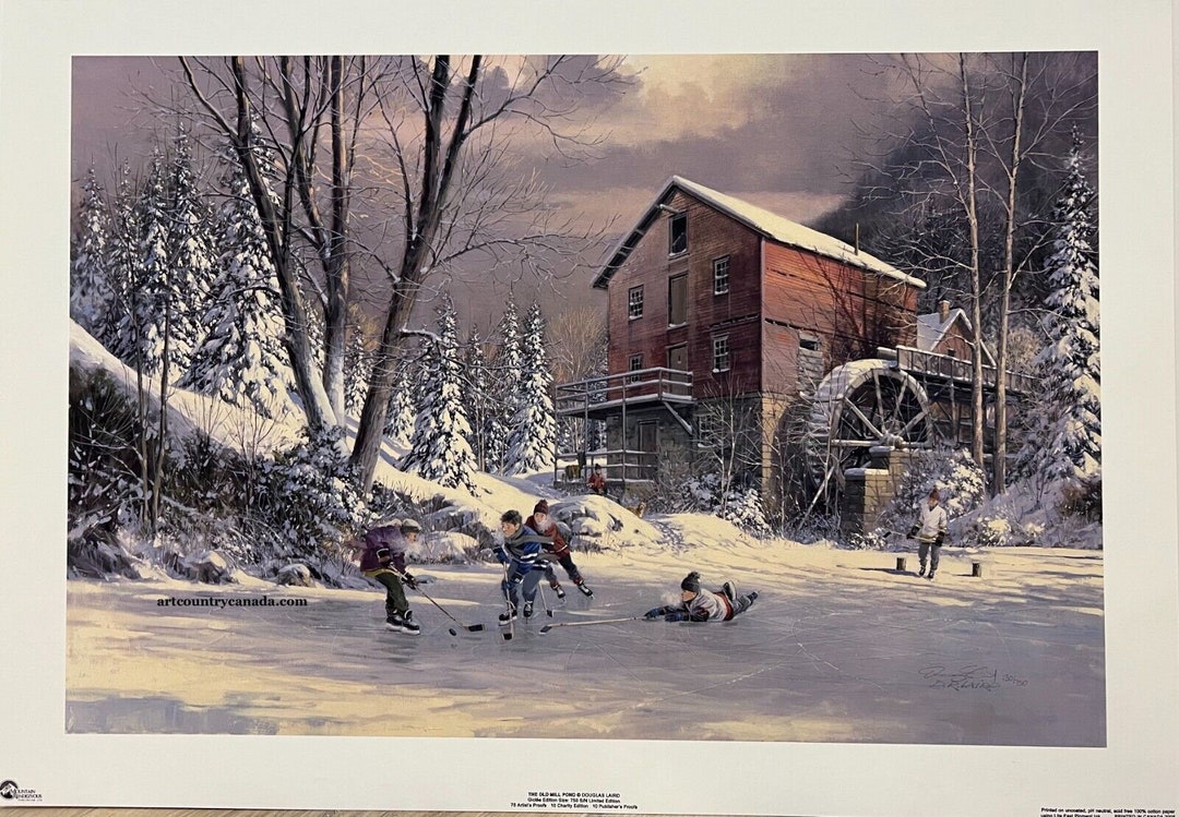 Doug LAIRD Old Mill Pond Print Collectible Limited Edition Signed ...
