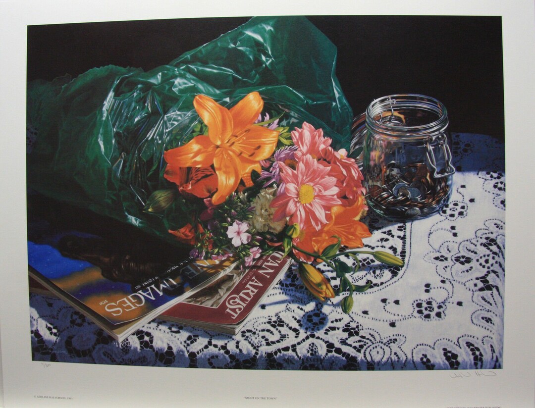 Adeline Halvorson " Night on the Town " Limited Edition Print Signed ...