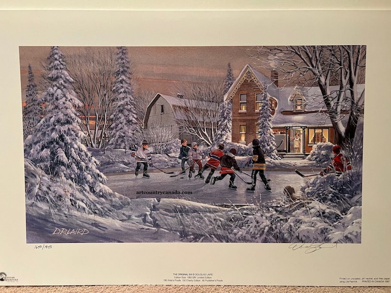 Doug LAIRD the Original Six Collectible Limited Edition Signed ...