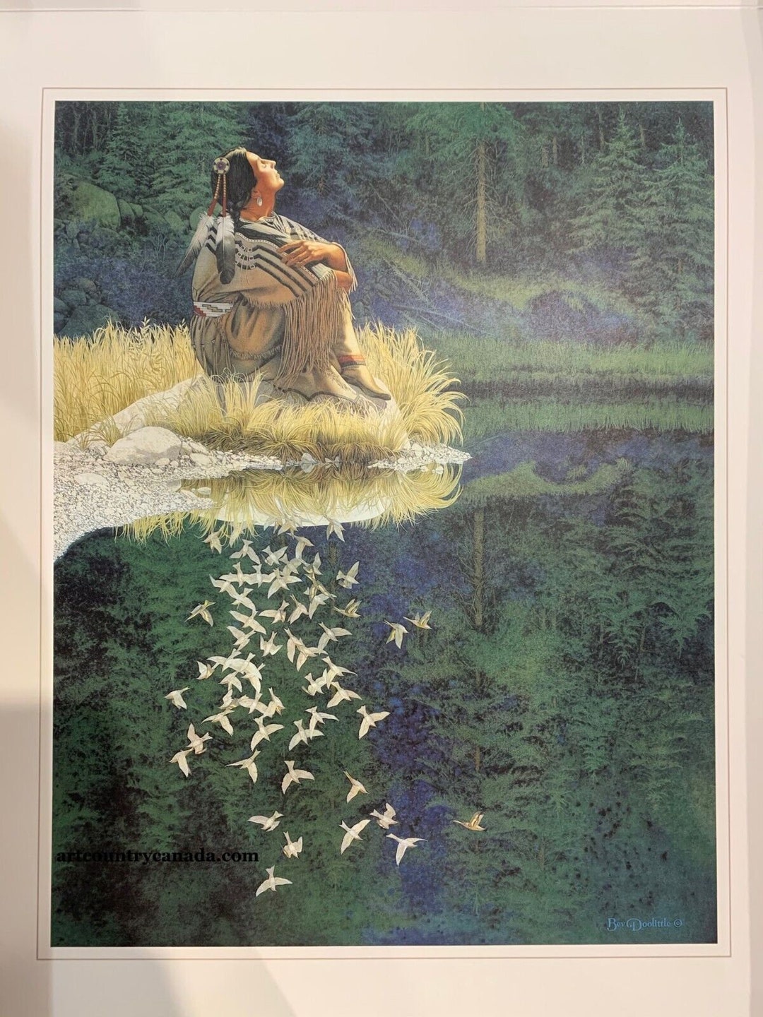 Bev DOOLITTLE " Let My Spirit Soar " Paper Print Signed Cover Page ...