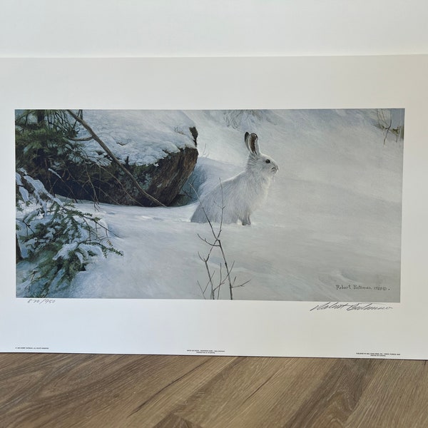 Limited Edition White Rabbit Print - Etsy