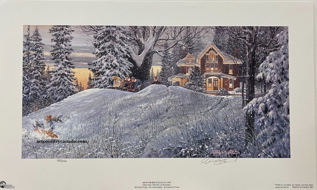 Doug LAIRD Jax in the Box Collectible Limited Edition Signed & Numbered ...