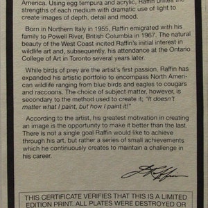 Luke Raffin "Royal Presence" Limited Edition RARE Druck signiert und ...