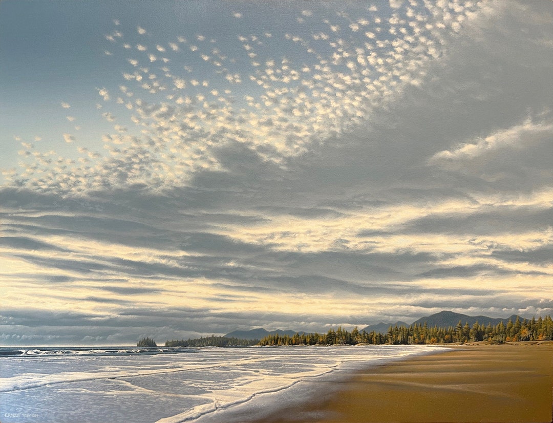 Robert Ross " Long Beach " Signed Numbered Limited Edition Canvas of ...
