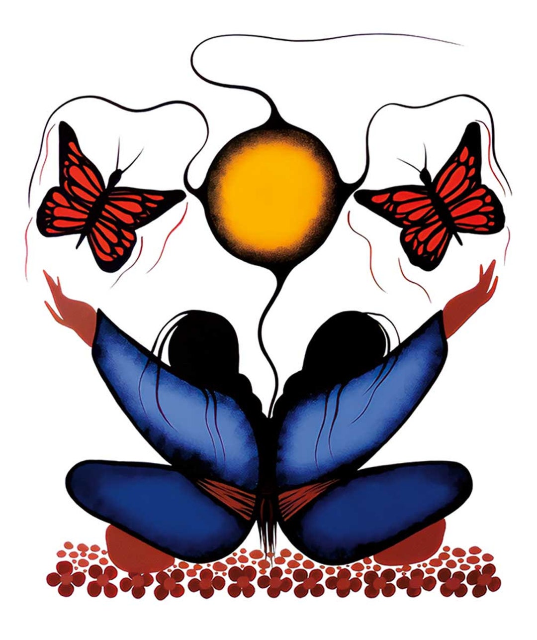 Simone Mcleod " Carry Our Prayers " Canvas Authentic Indigenous ...