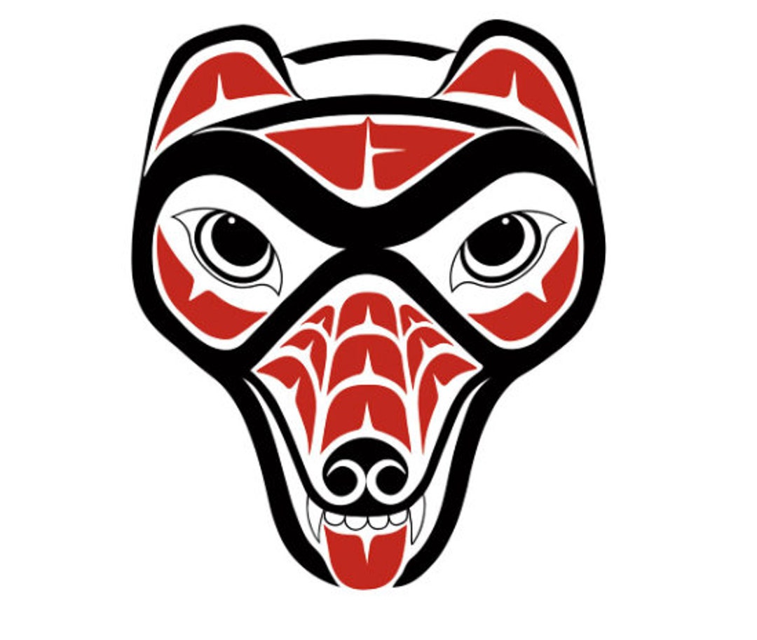 LON FRENCH " Grizzly Bear " Canvas Authentic Indigenous Haida Gwaii ...