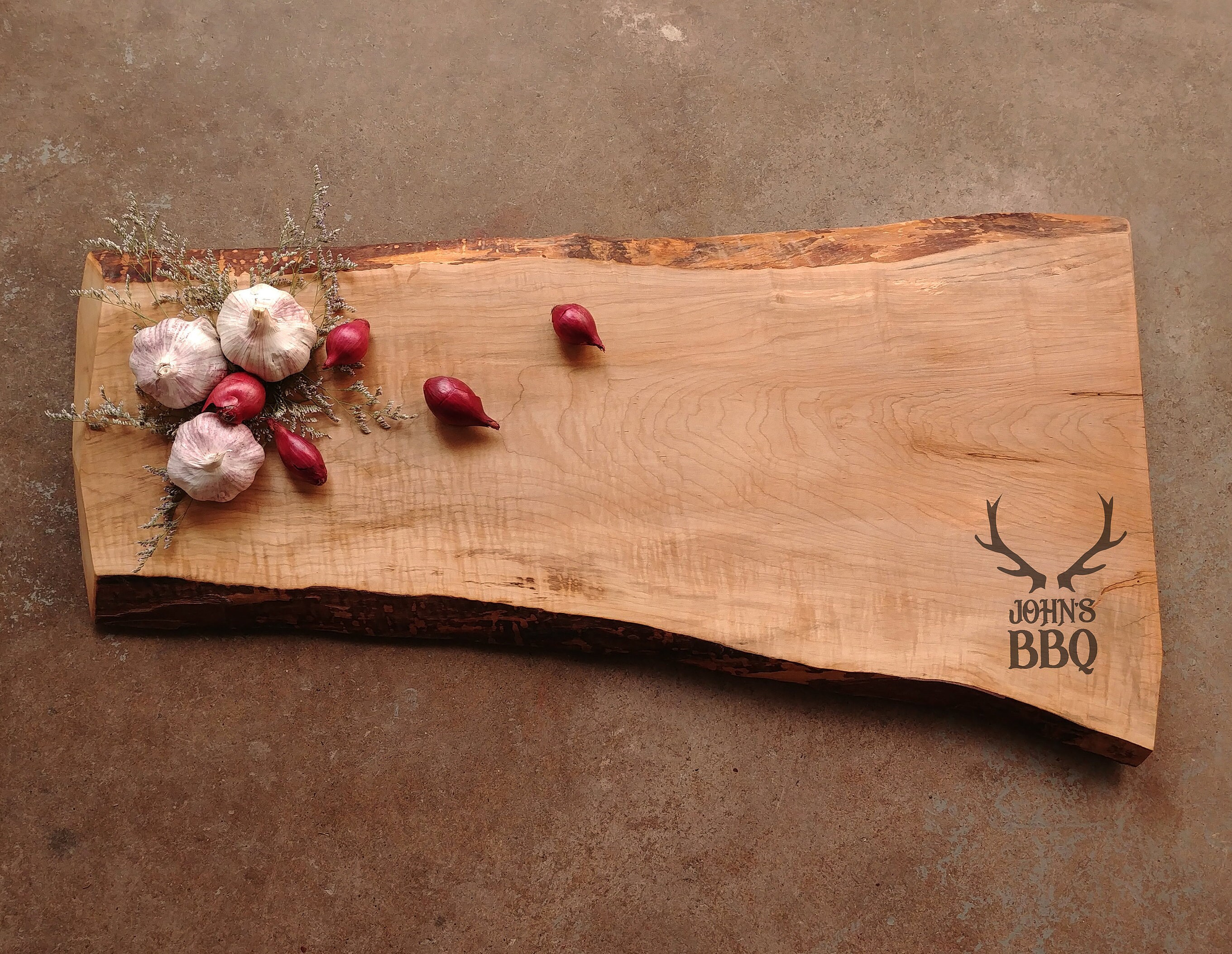 Large Personalized Cutting Board - Solid Wood Cutting Board - Custom ...