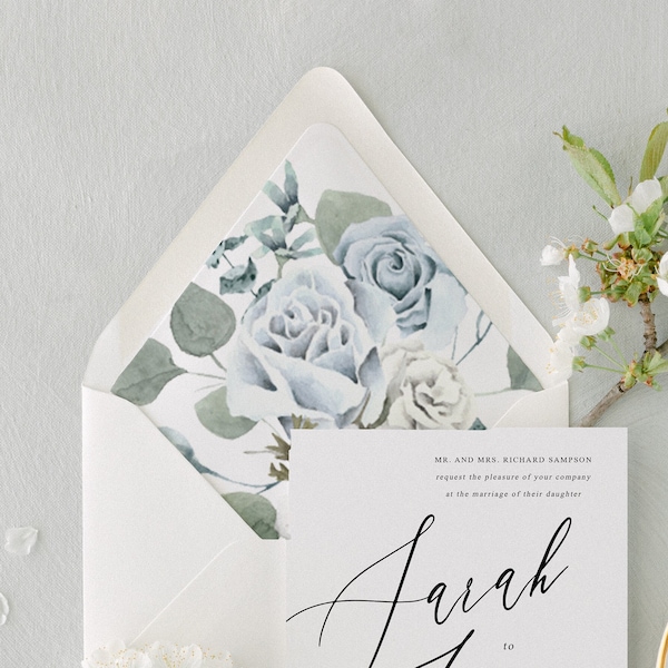 Blue Envelope - Etsy