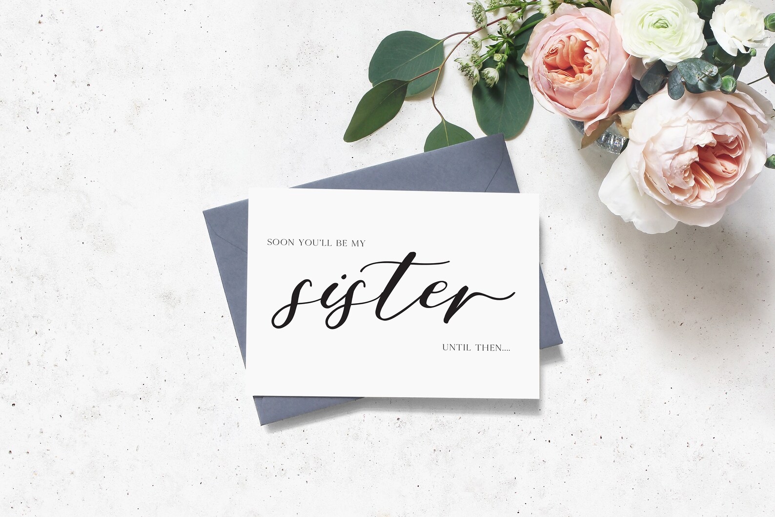 Bridesmaid Proposal Card Soon You Will Be My Sister Etsy