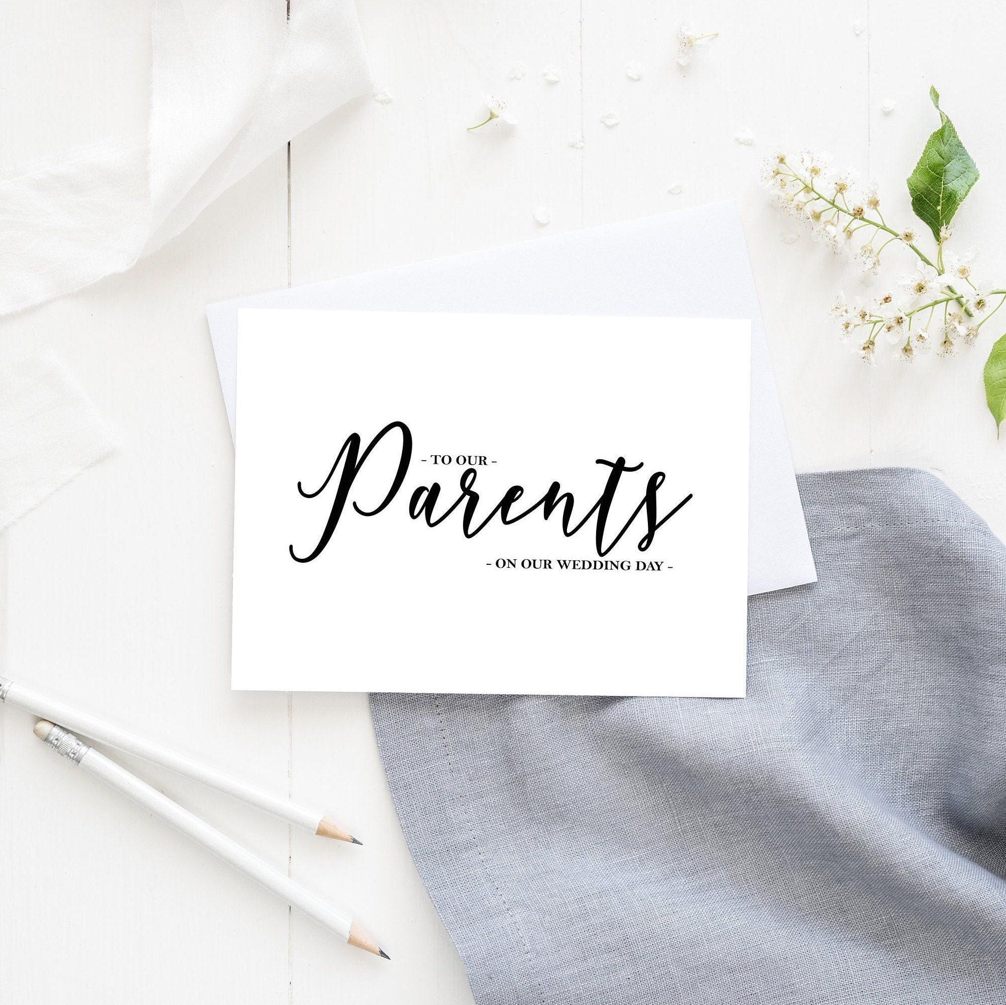 Groom Parents Card - Etsy