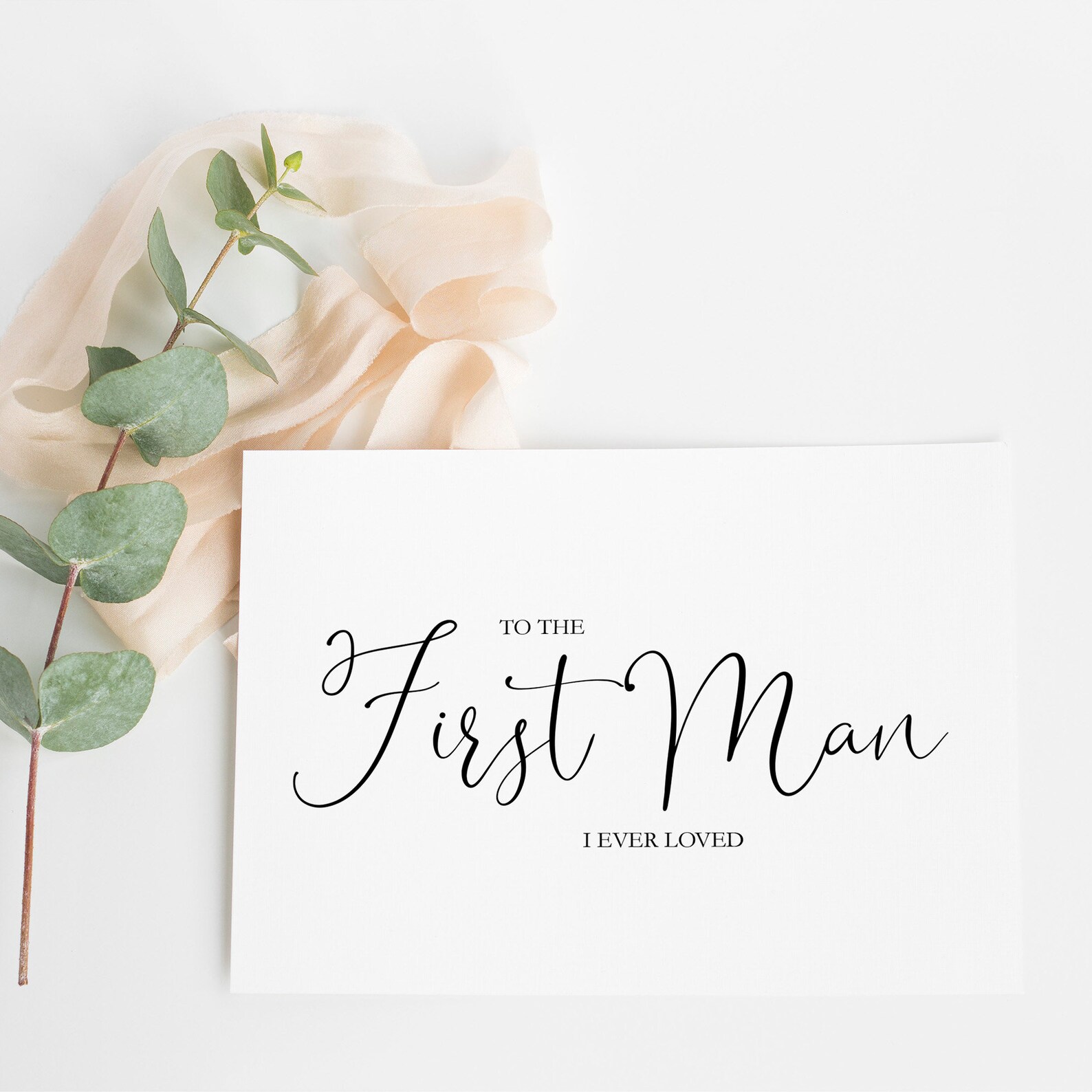 To the First Man I Ever Loved to My Dad on My Wedding Day - Etsy