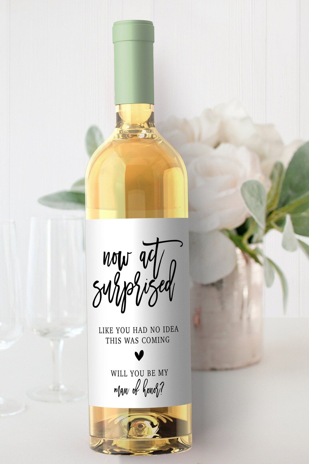 Funny Maid of Honor Proposal, Now Act Surprised, Maid of Honor Proposal ...