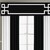 Greek Key Valance Cornice Board Pelmet Box Window Treatment in Black ...