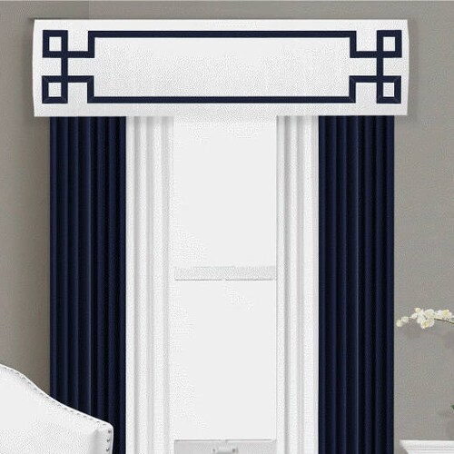 Greek Key Valance Cornice Board Pelmet Box Window Treatment in - Etsy